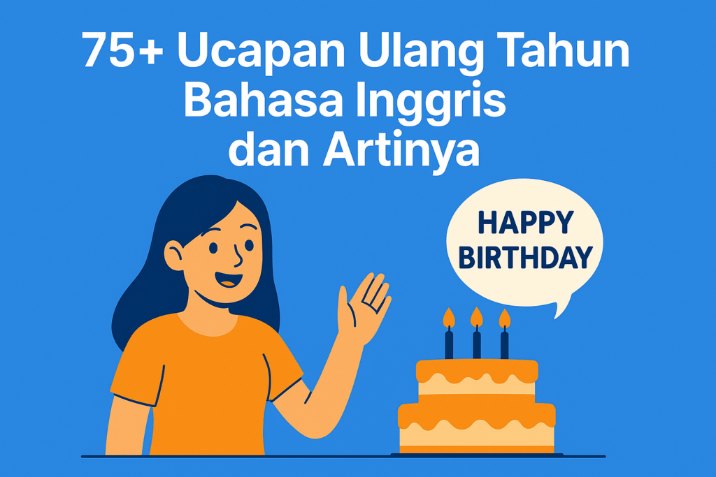 75+ Ucapan Ulang Tahun Bahasa Inggris dan Artinya - English Up