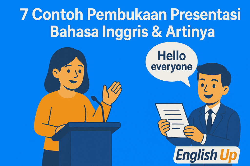 7 Contoh Pembukaan Presentasi Bahasa Inggris & Artinya - English Up