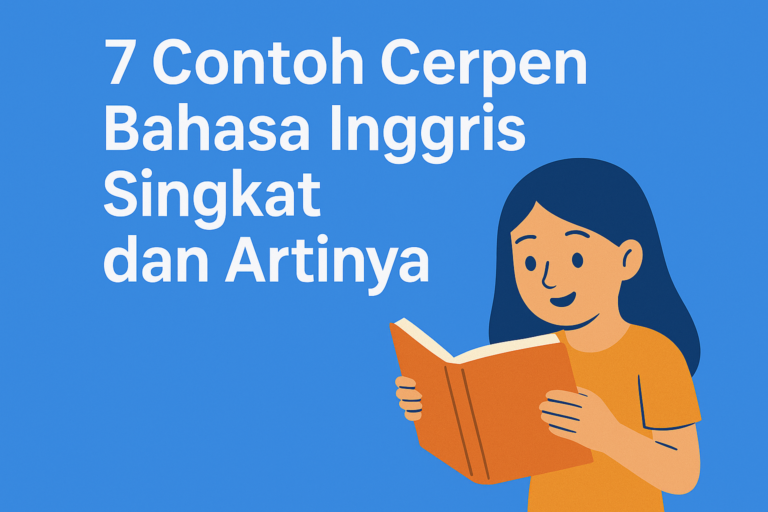 7 Contoh Cerpen Bahasa Inggris Singkat dan Artinya - English Up