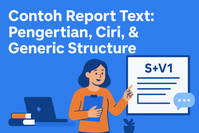 Contoh Report Text: Pengertian, Ciri, & Generic Structure - English Up
