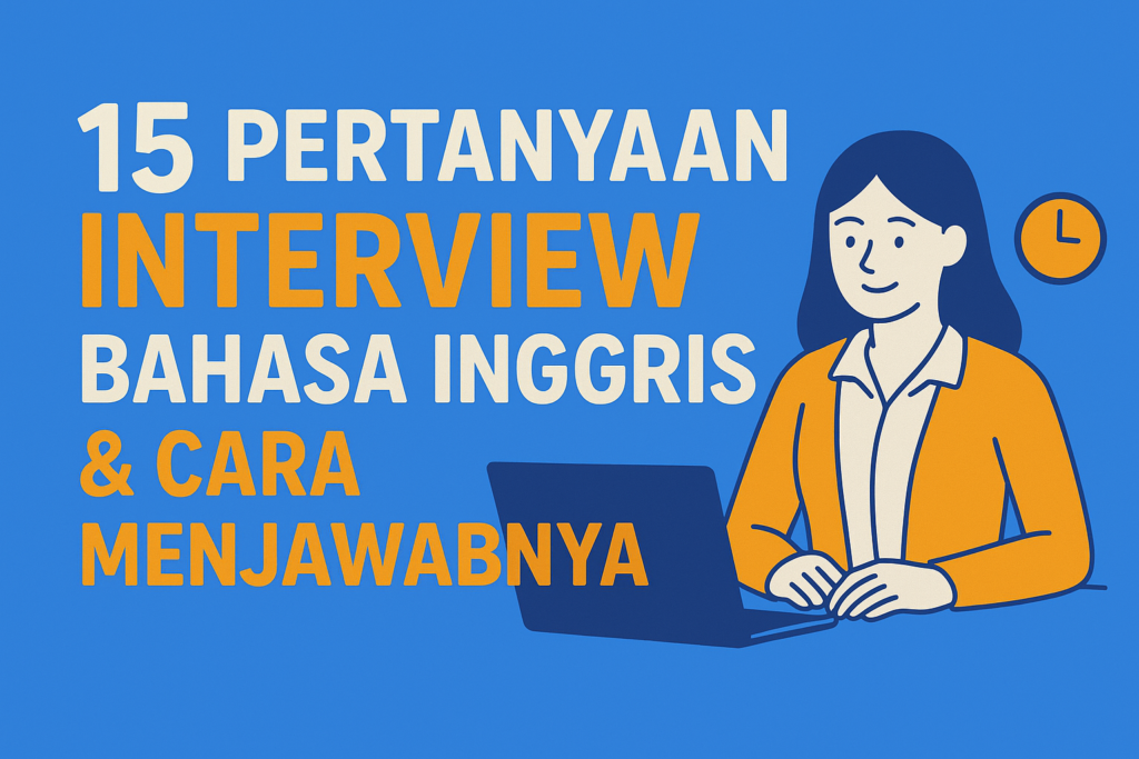 15 Pertanyaan Interview Bahasa Inggris & Cara Menjawabnya - English Up