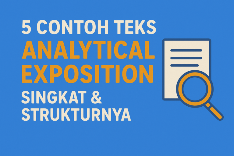 5 Contoh Teks Analytical Exposition Singkat & Strukturnya - English Up