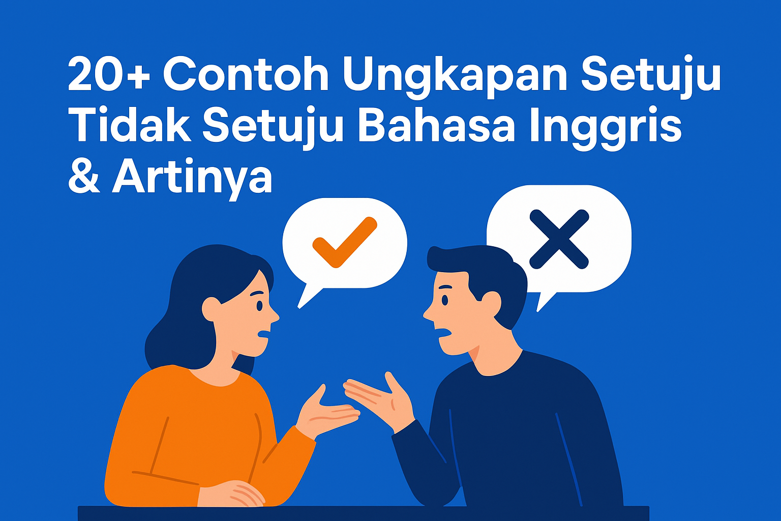 20+ Contoh Ungkapan Setuju Tidak Setuju Bahasa Inggris & Artinya - English Up