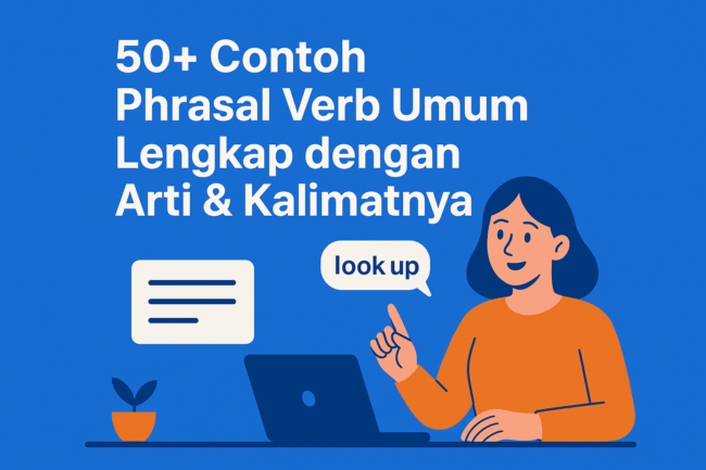 50+ Contoh Phrasal Verb Umum Lengkap dengan Arti & Kalimatnya - English Up